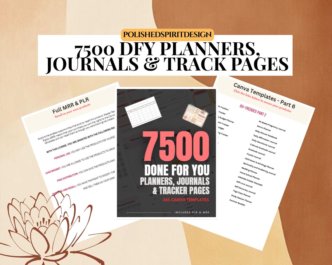 Canva Template Bundle, 345 Canva Templates (7500+ Editable Pages) - Etsy