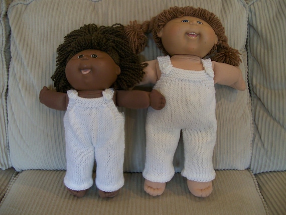 119 Cabbage Patch Overalls Knit Hand Made 10 12/13 14 or 16 - Etsy