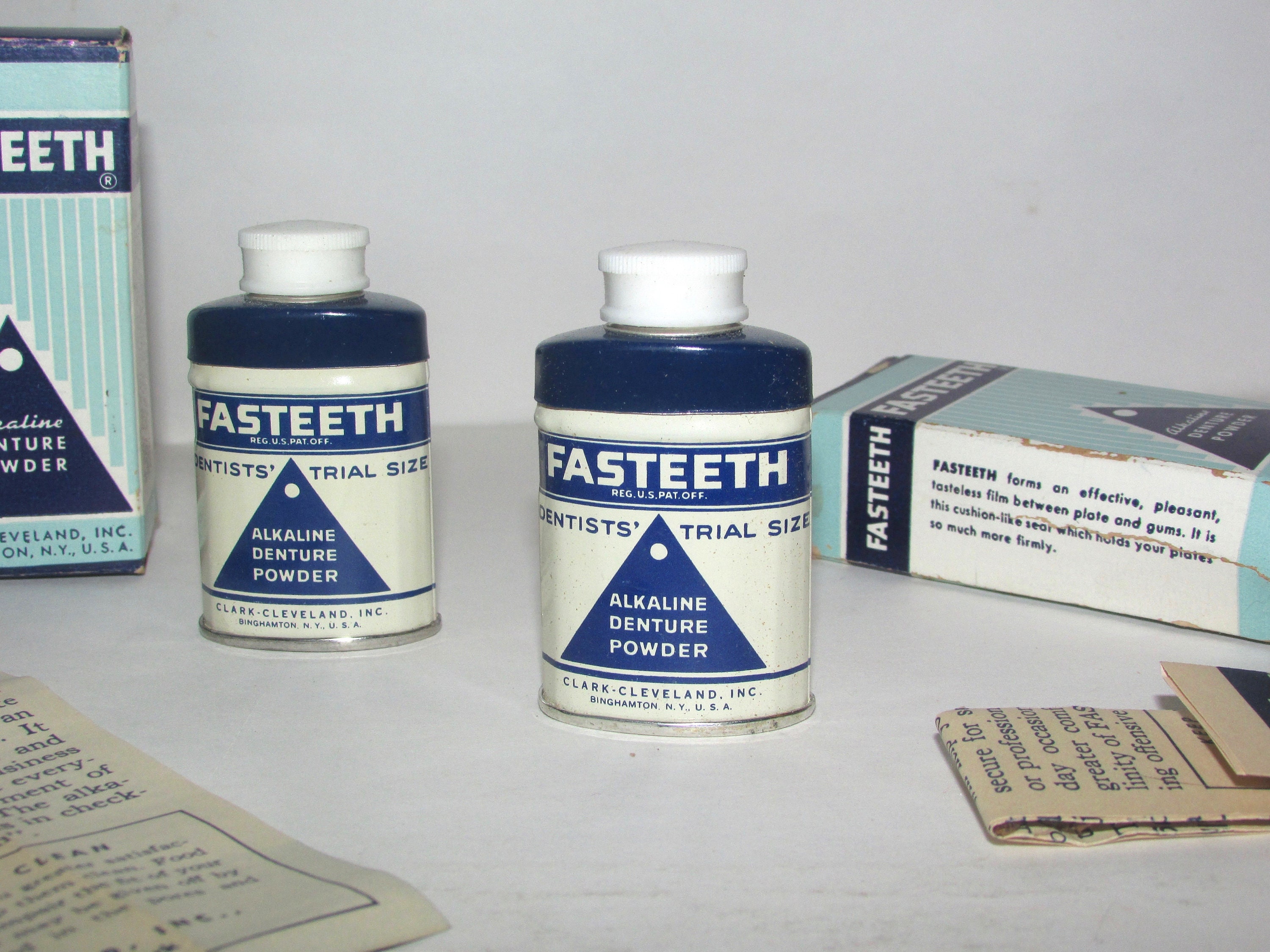 Collectibles Art & Collectibles Memorabilia Vintage Fasteeth Denture ...