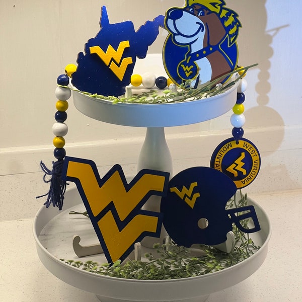 Wvu Wreath - Etsy