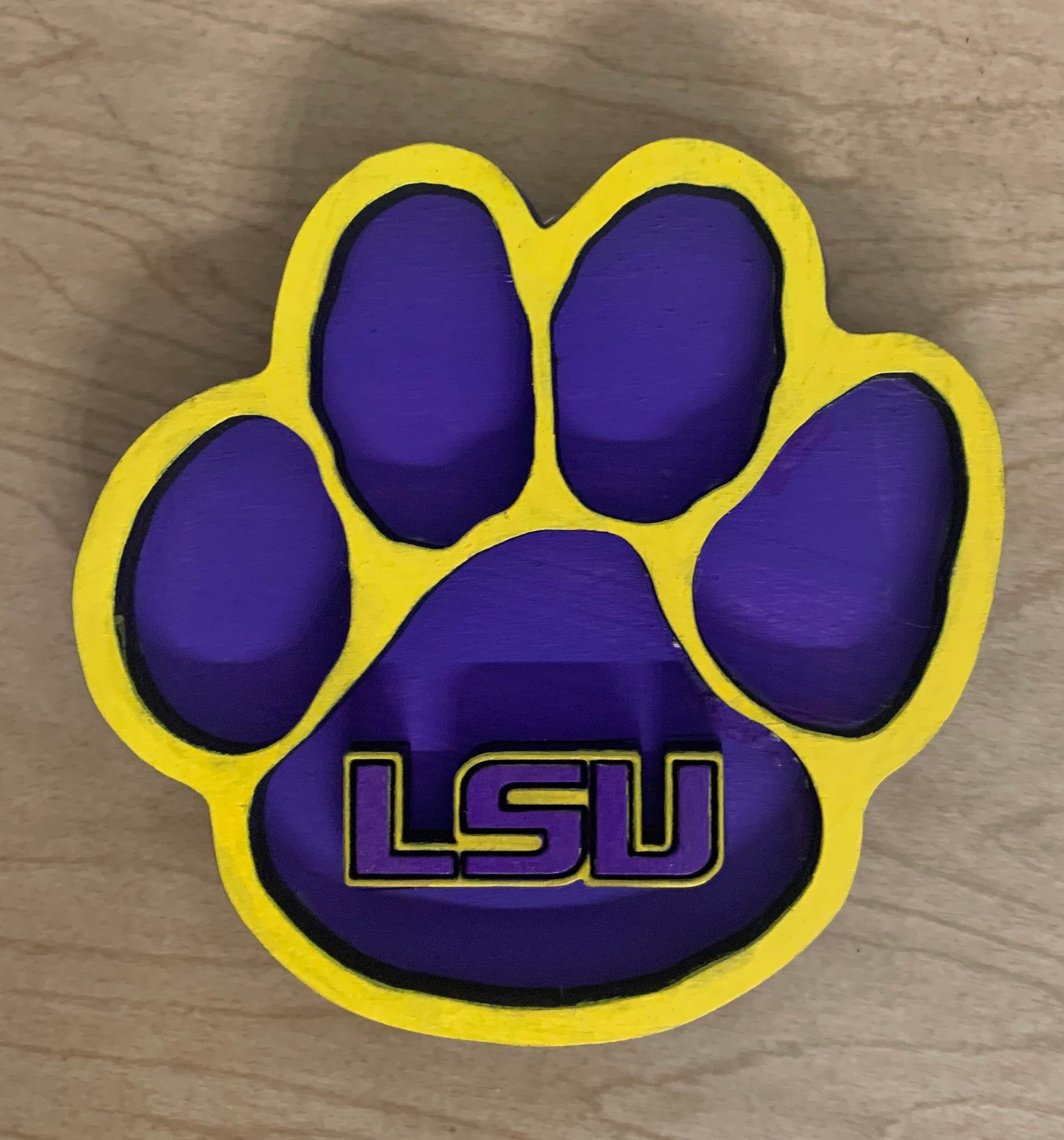 Lsu Tiger Paw Logo