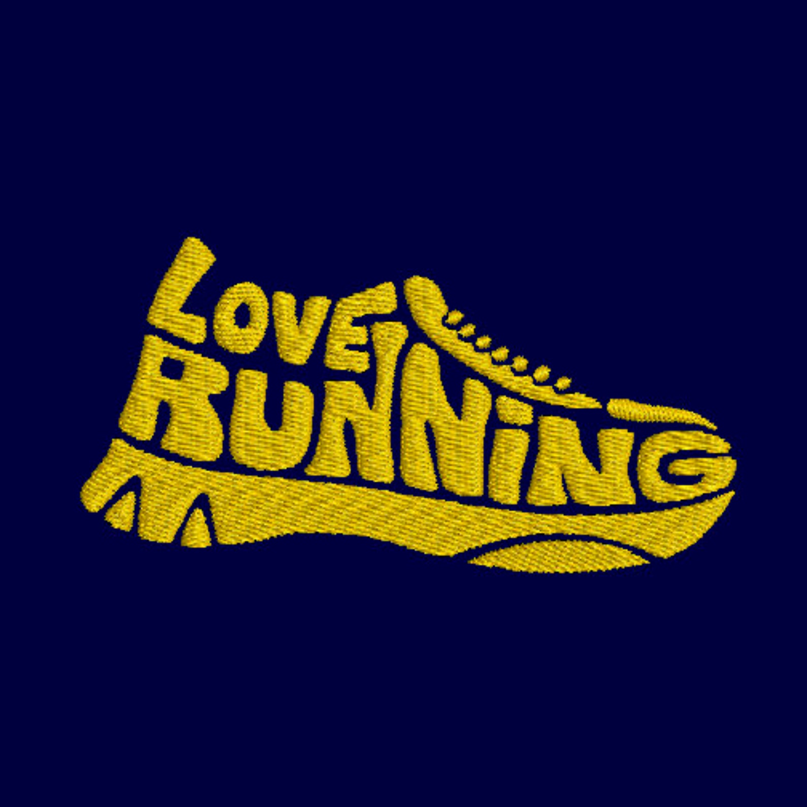 Love Running Machine Embroidery Design, Running Shoe Design, Run, Sport ...