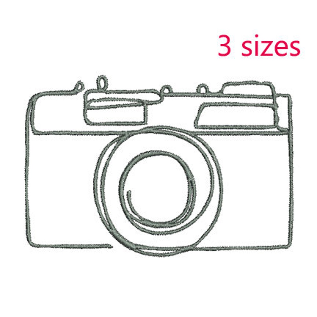 Camera Machine Embroidery Design, Photography Machine Embroidery Design ...