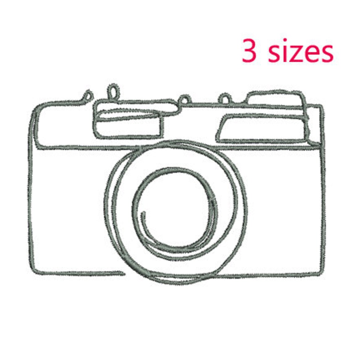 Camera Machine Embroidery Design, Photography Machine Embroidery Design ...