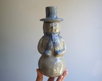 Eldreth Pottery Snowman - Etsy