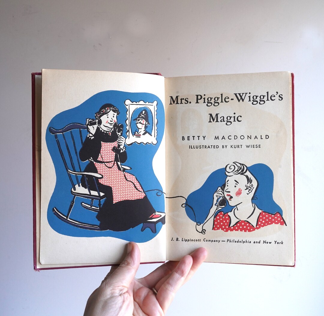 1948 Edition mrs. Piggle Wiggles Magic by Betty - Etsy