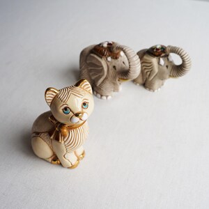 CHOICE: Artesania Rinconada - Gold De Rosa Cat | Elephant Pair - Etsy