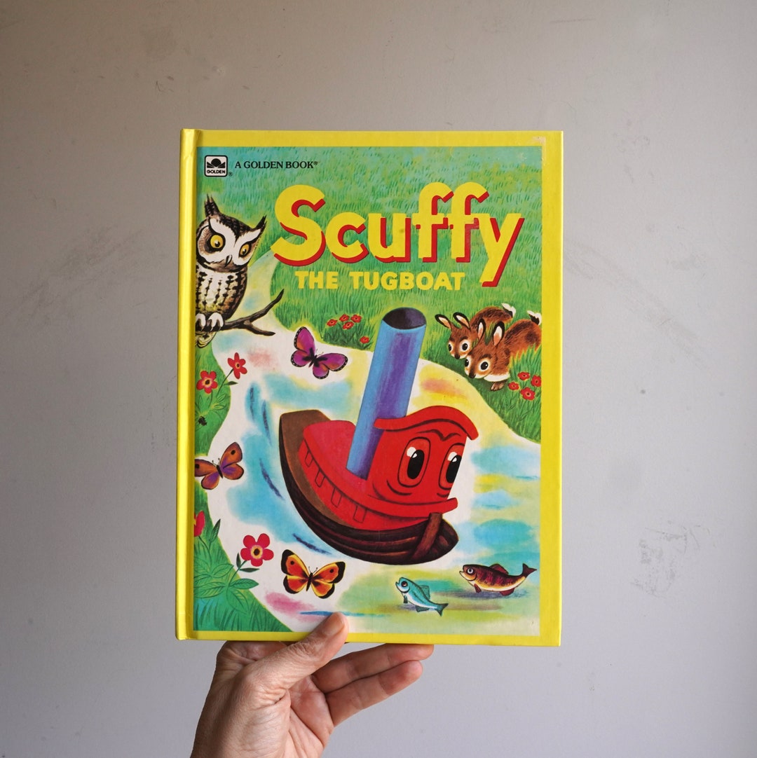 1974 Edition "scuffy the Tugboat" by Gertrude Crampton & Tibor Gergely ...