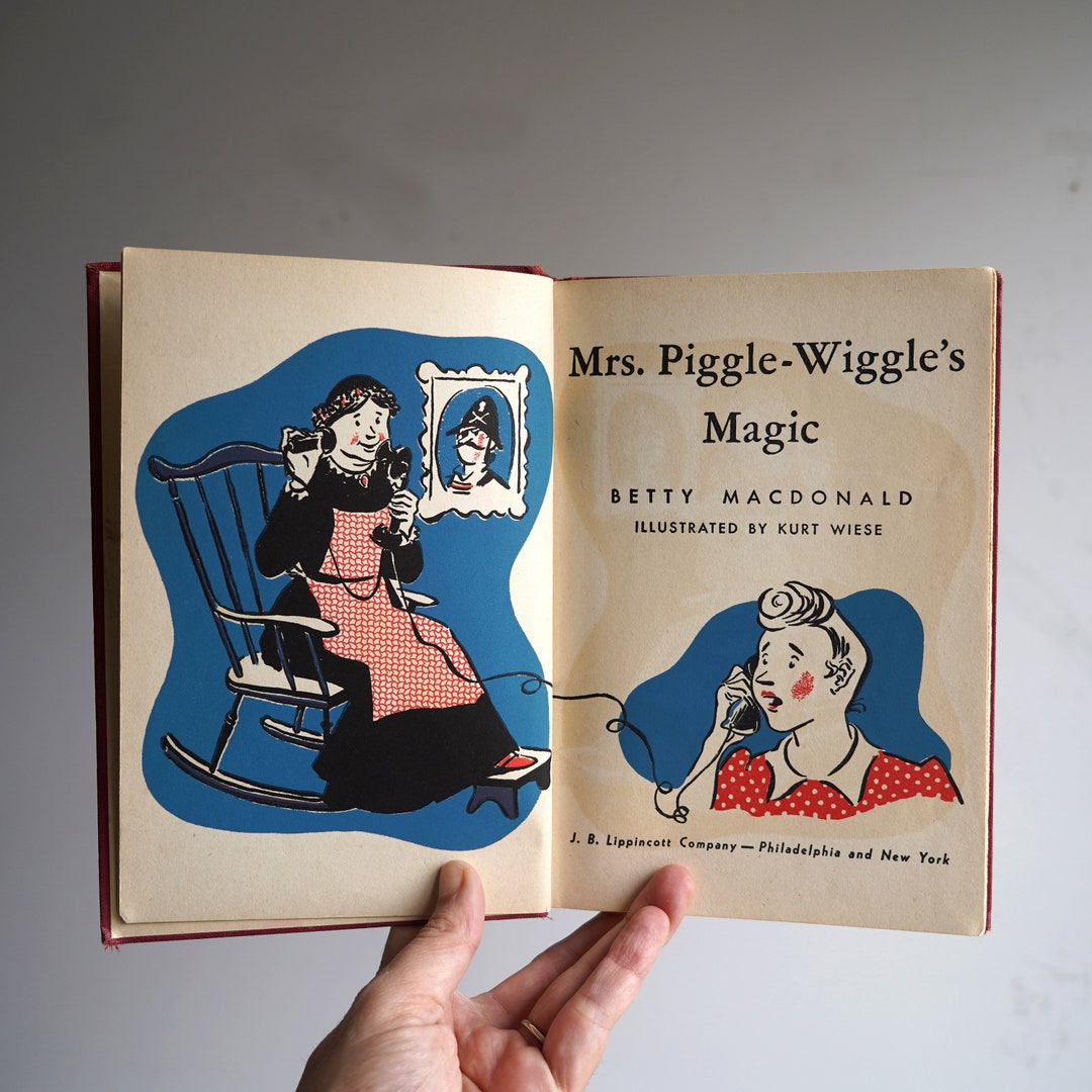 1948 Edition mrs. Piggle Wiggles Magic by Betty Macdonald Hardcover ...