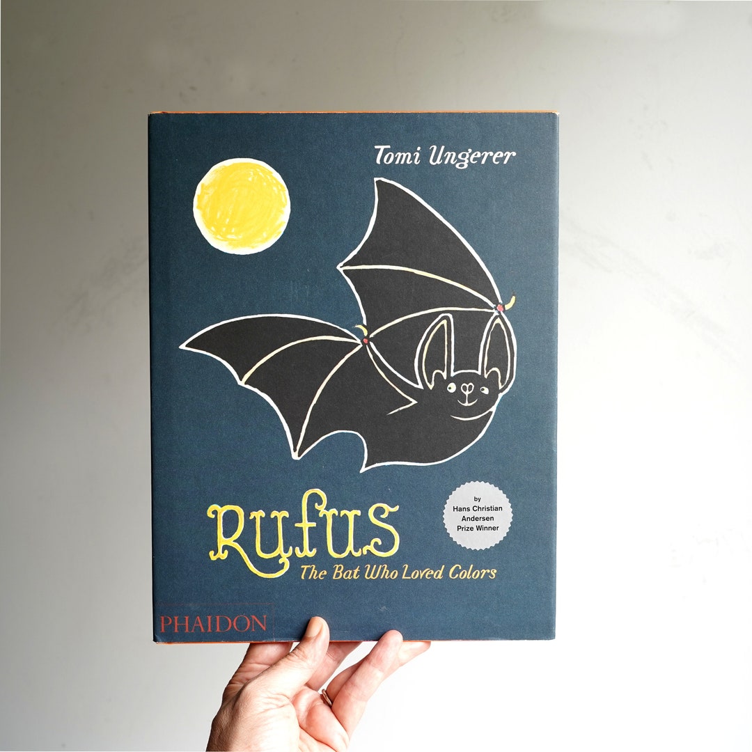 HALLOWEEN Rufus the Bat Who Loved Colors by Tomi Ungerer - Etsy
