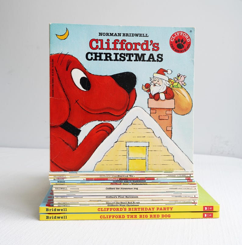 Norman Bridwell (15) "clifford the Big Red Dog" Book Collection - Etsy
