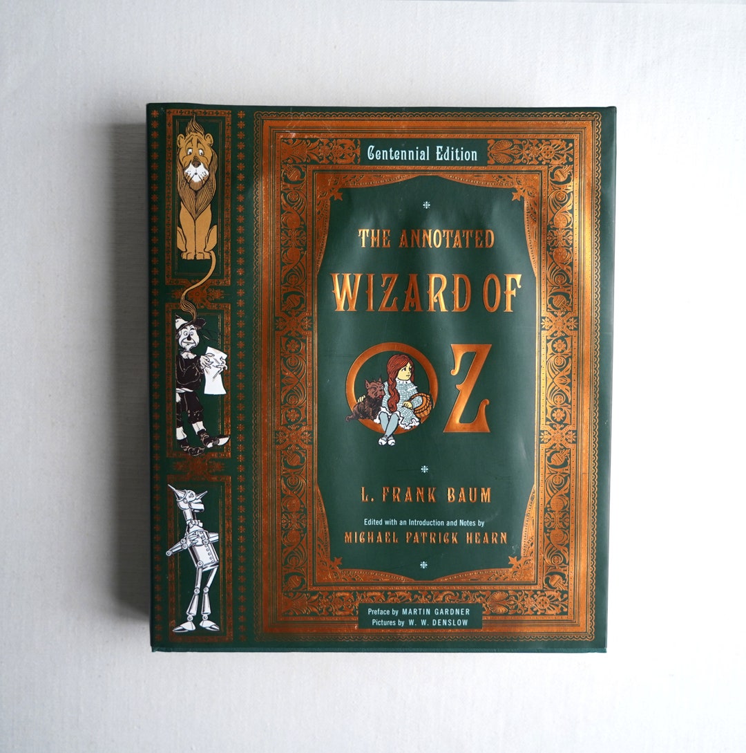 Frank L. Baum the Annotated Wizard of Oz Illustrated Hardcover Book AS ...