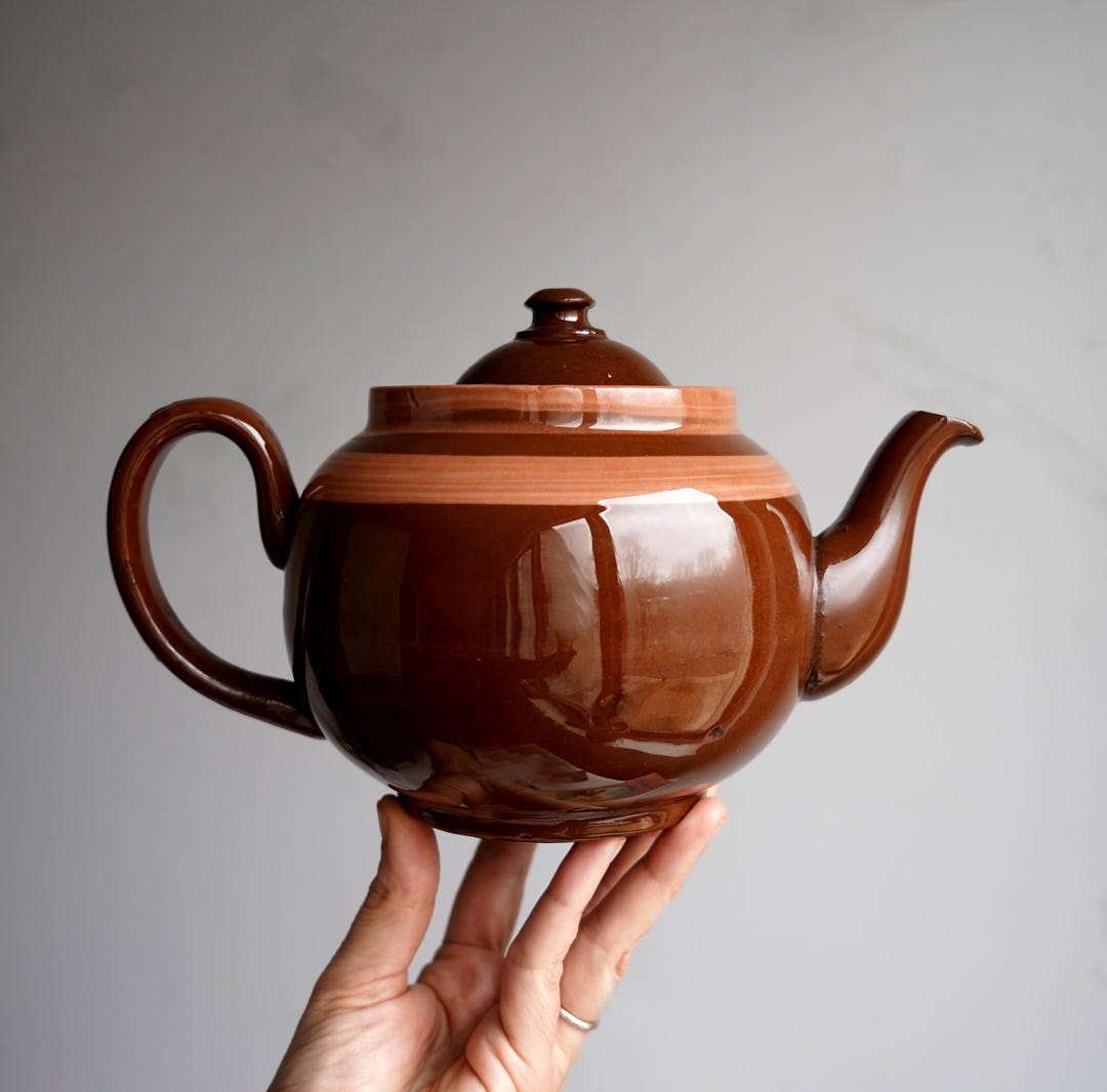 English Brown Betty Staffordshire Traditional Teapot Made in England - Etsy