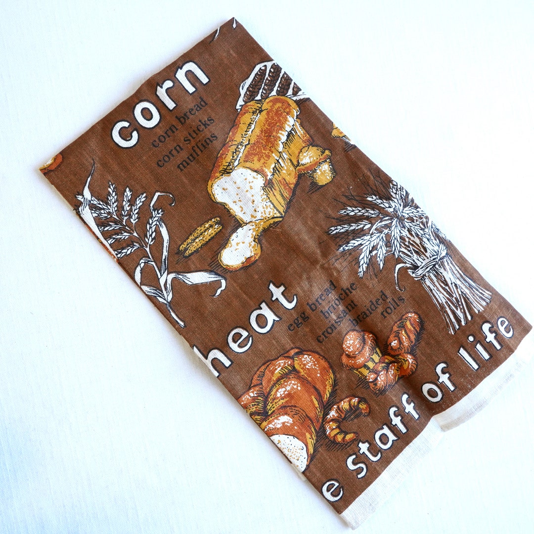 NOS Homemade Baked Bread by the Ryans Linen Tea Towel - Etsy