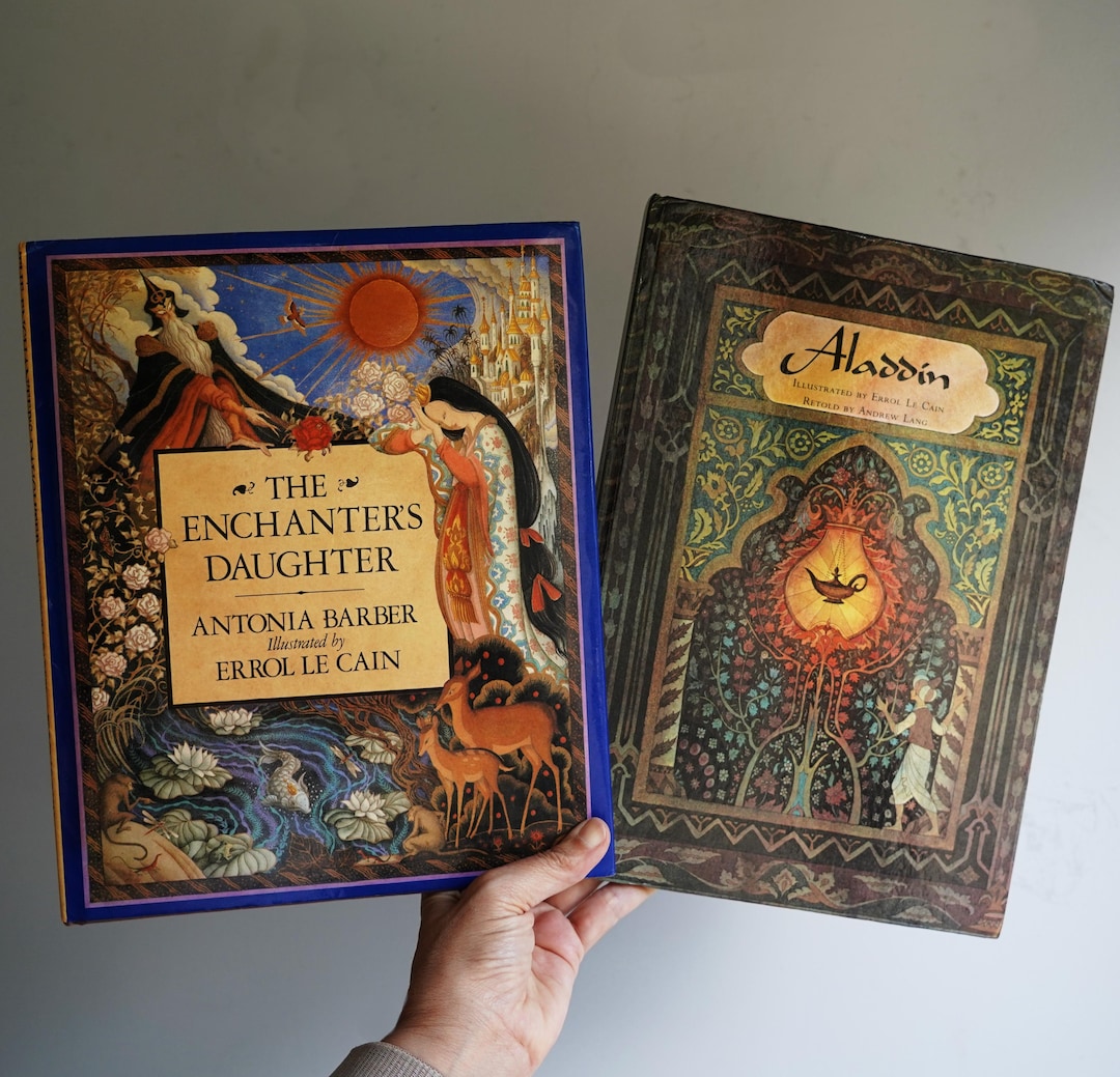 Errol Le Cain Illustrated Book: Aladdin, 1981 Edition - Etsy
