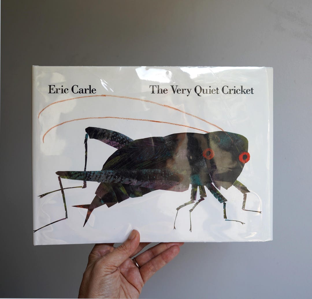 Vintage "the Very Quiet Cricket" by Eric Carle - Dust Jacket Hardcover ...