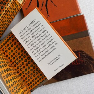 1983 First Edition Leonard Baskins Miniature Natural History First ...