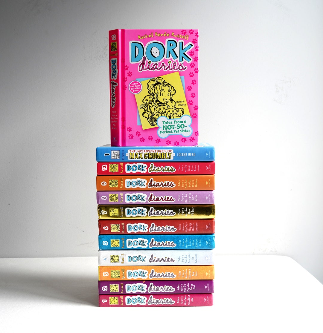 Set (12) Dork Diaries + Max Crumbly by Rachel Renee Russell - Hardcover ...