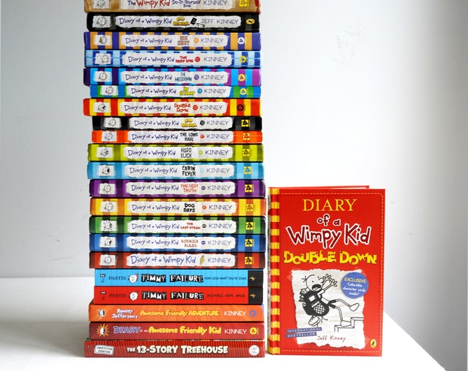 Set (22) Diary of a Wimpy Kid + Awesome Friendly Kid + Timmy Failure ...