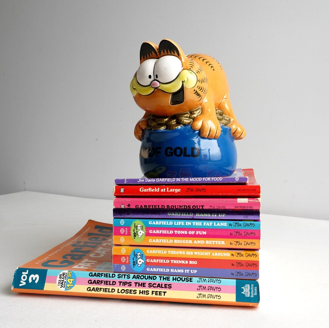 1981 Classic Garfield Coin Bank by Jim Davis - Etsy