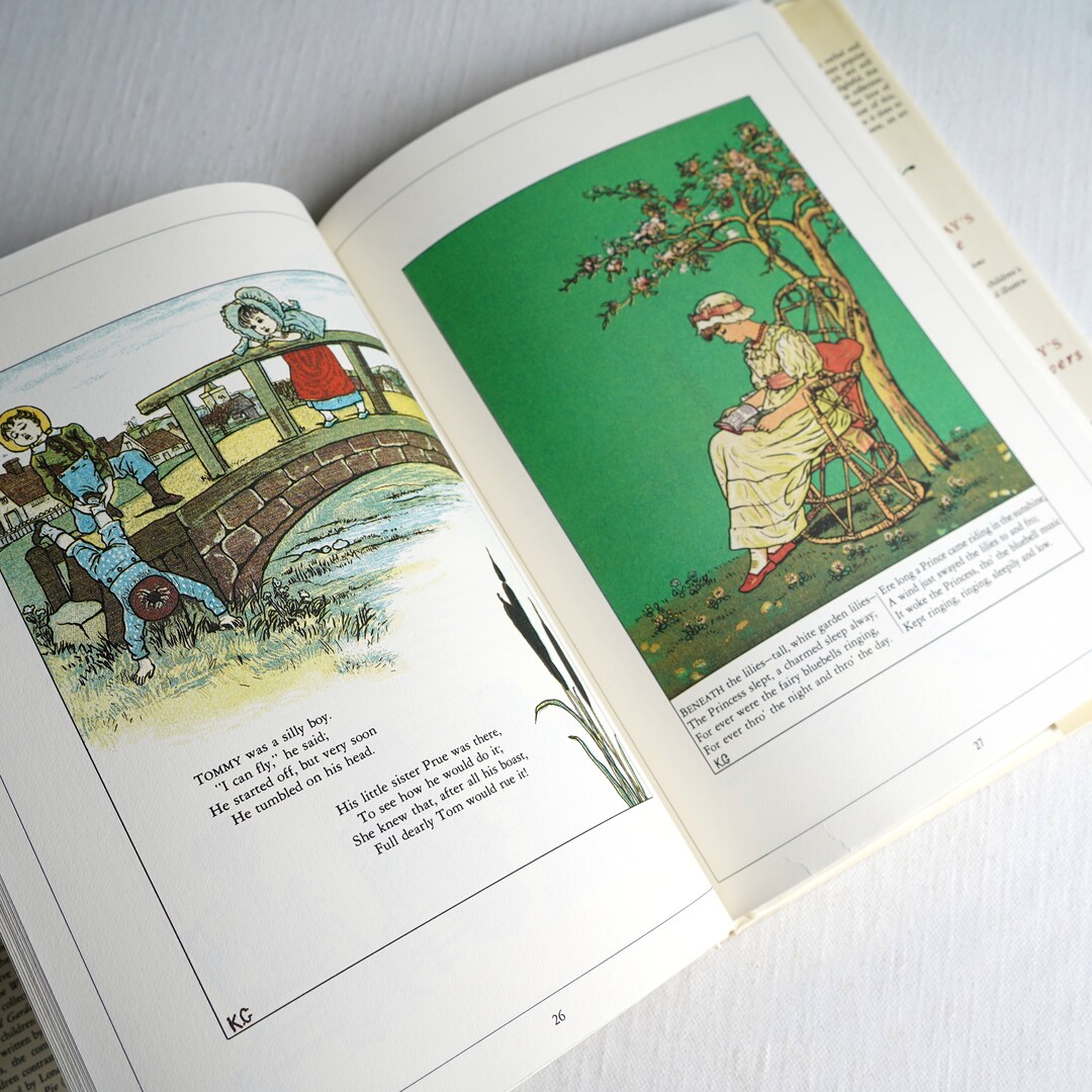 Kate Greenaway’s Family Treasury - Dust Jacket Hardcover Book - Printed ...
