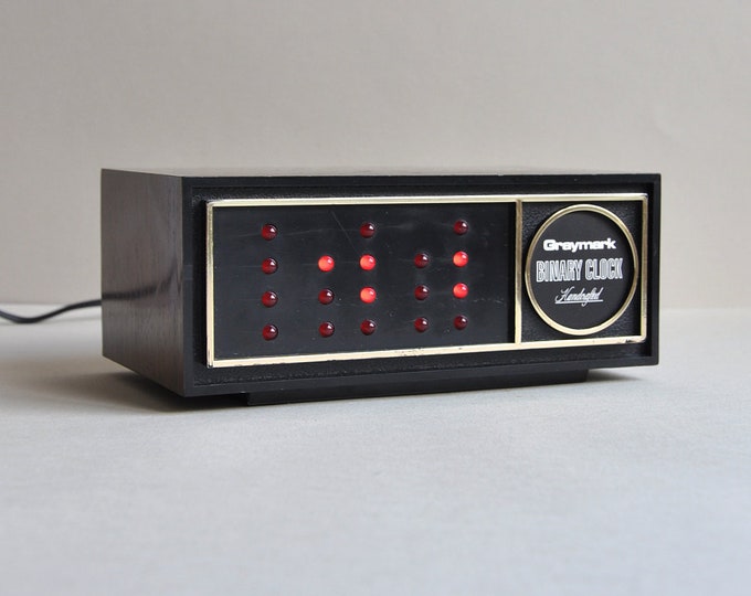 Graymark Binary Clock - Model 540 - Made in USA - Etsy