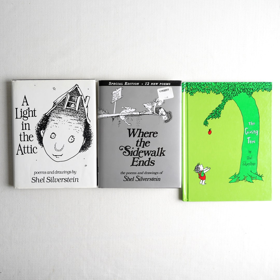 Set 3 Shel Silverstein Illustrated Hardcover Books AS IS - Etsy