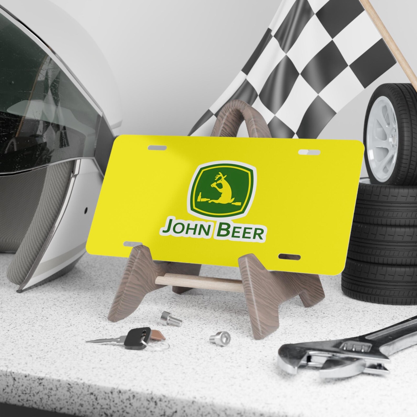 John Beer Funny 4 Variations License Plate - Vanity Custom Plate Tag ...