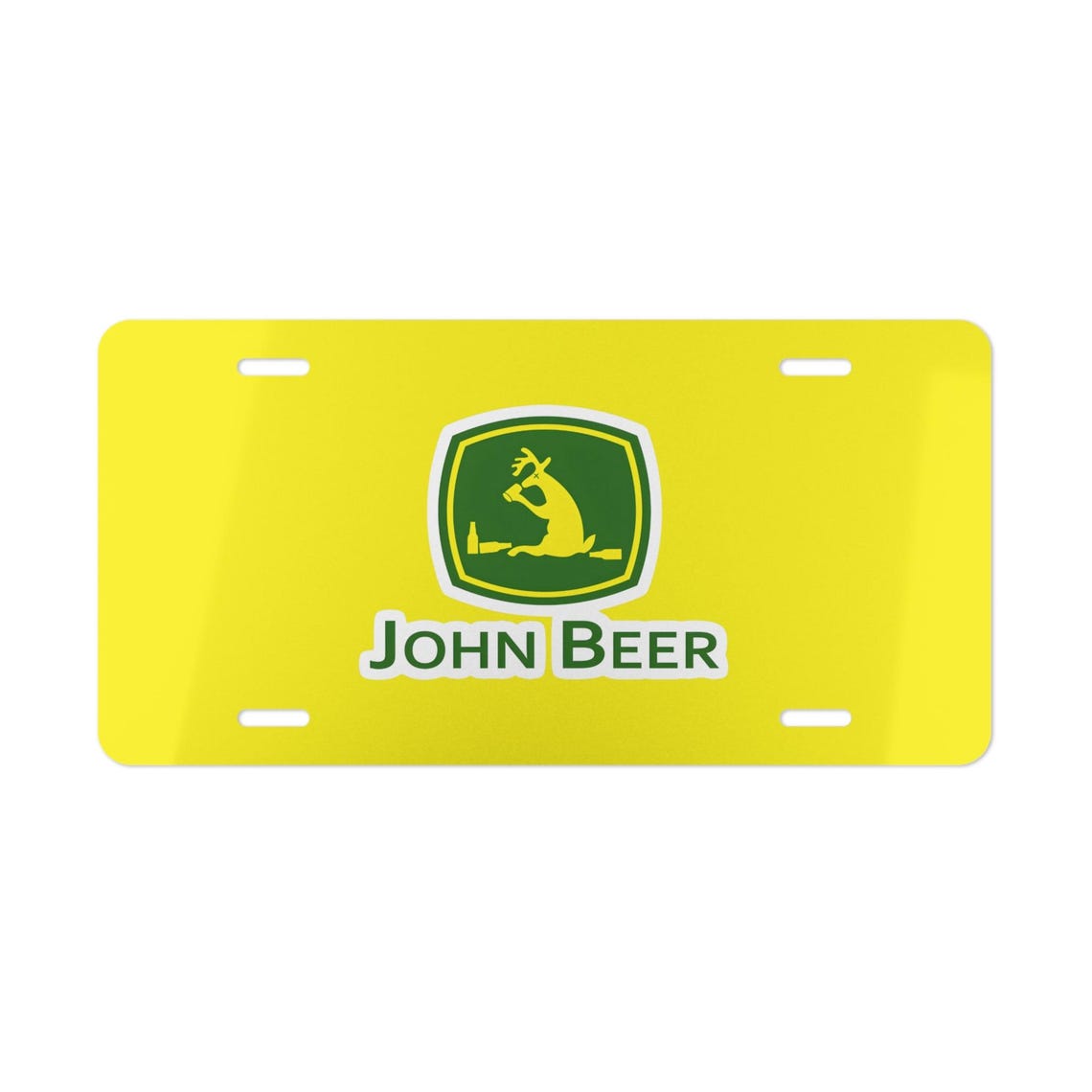 John Beer Funny 4 Variations License Plate - Vanity Custom Plate Tag ...