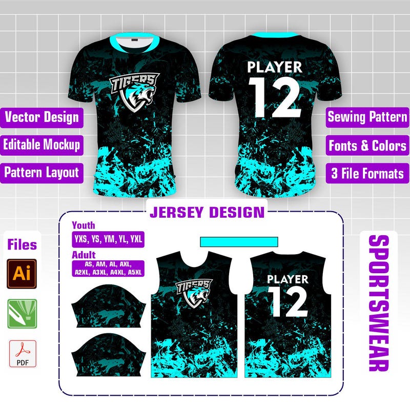 Mockup Baseball Jersey - Etsy