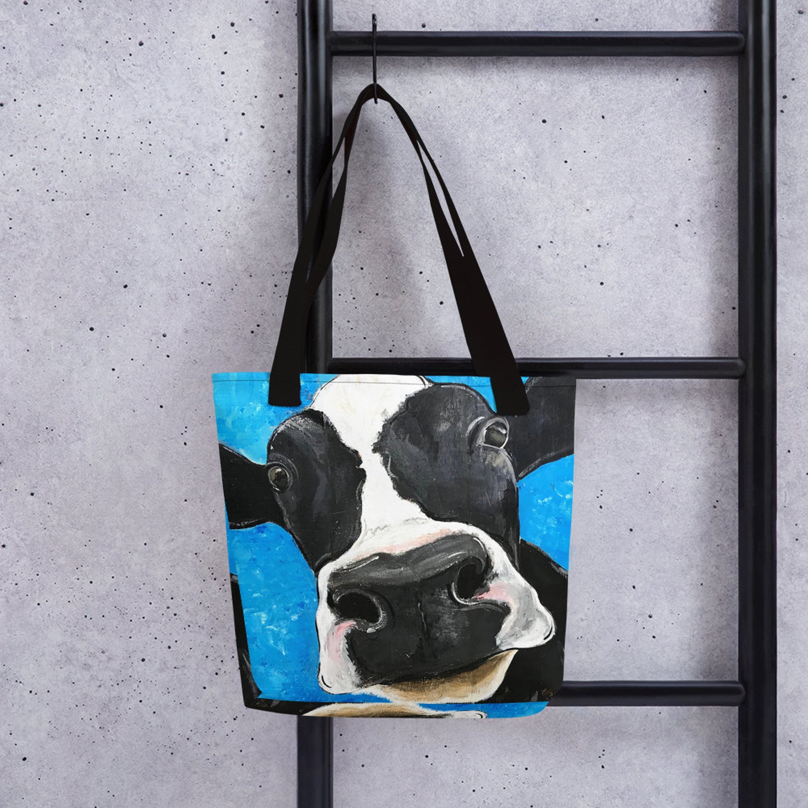 Cow Tote bag Cow Tote Cow Bag Farm Animal Tote Bag Funny | Etsy