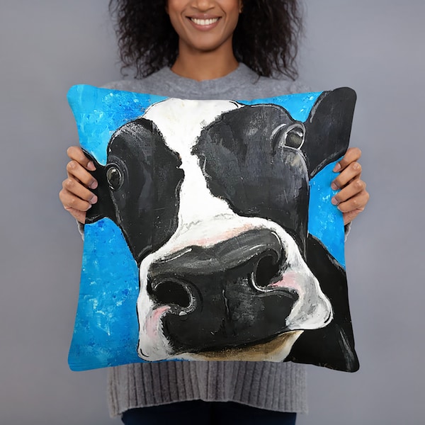 Cow Pillow - Etsy