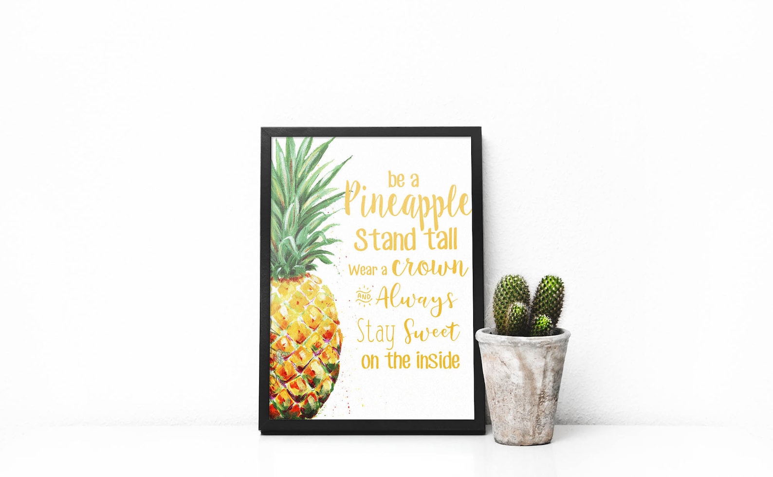 Be A Pineapple Art Digital Download Be a Pineapple Printable - Etsy