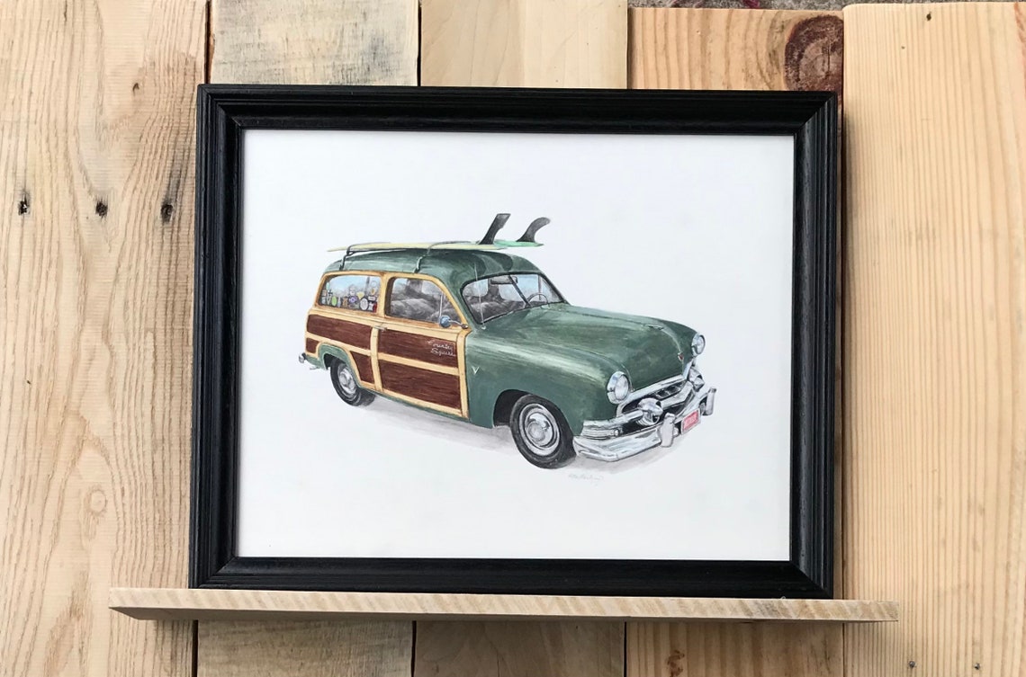 Custom Car Painting Car Portraits Custom Classic Car - Etsy
