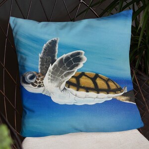 Sea Turtle Pillow, Sea Turtle Art, Sea Turtles, Turtle Art, Sea Turtle ...