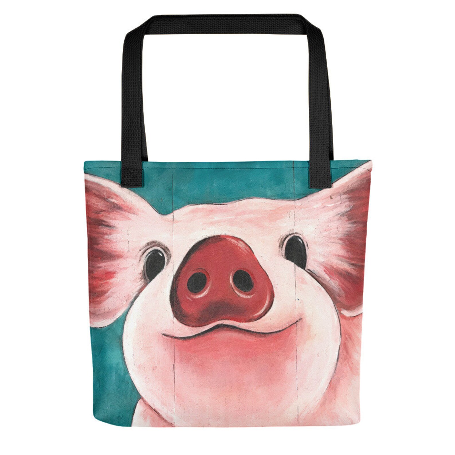 Cute Pig Tote Bag Pink Pig Tote Bag Pig Shopping Bag Pig - Etsy