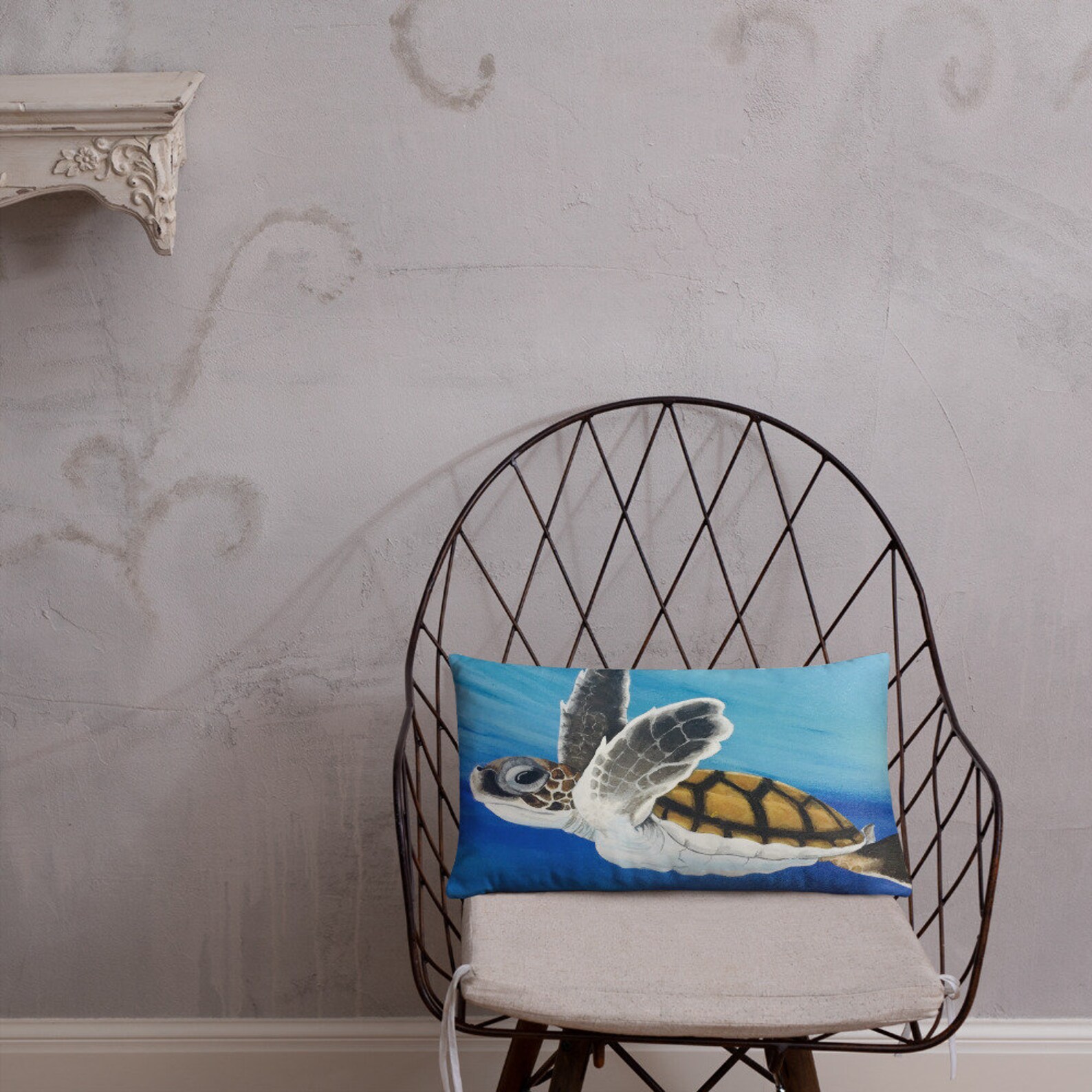 Sea Turtle Pillow Sea Turtle Art Sea Turtles Turtle Art | Etsy