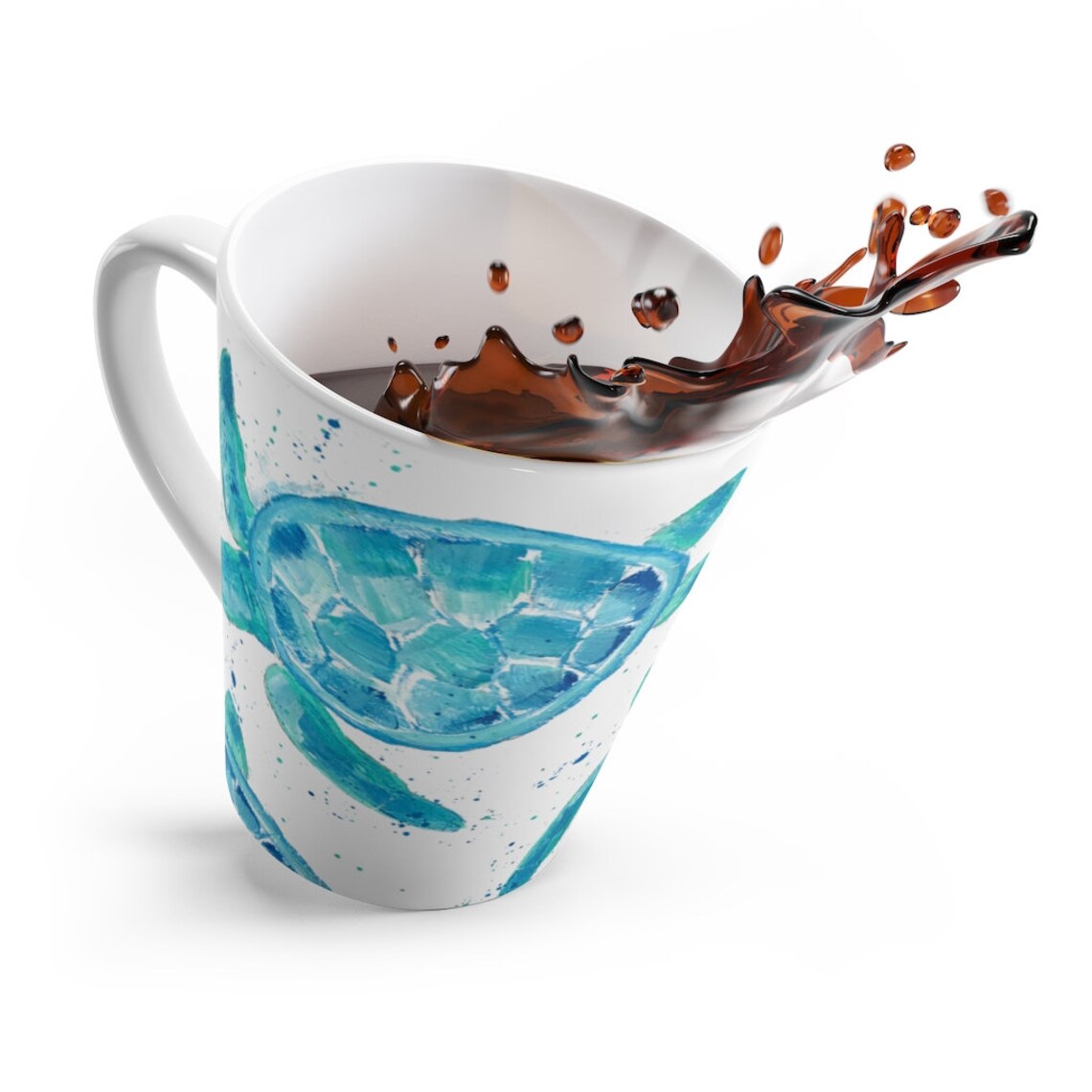 Sea Turtle Coffee Mug Cute Sea Turtle Gift Sea Turtle Tea - Etsy