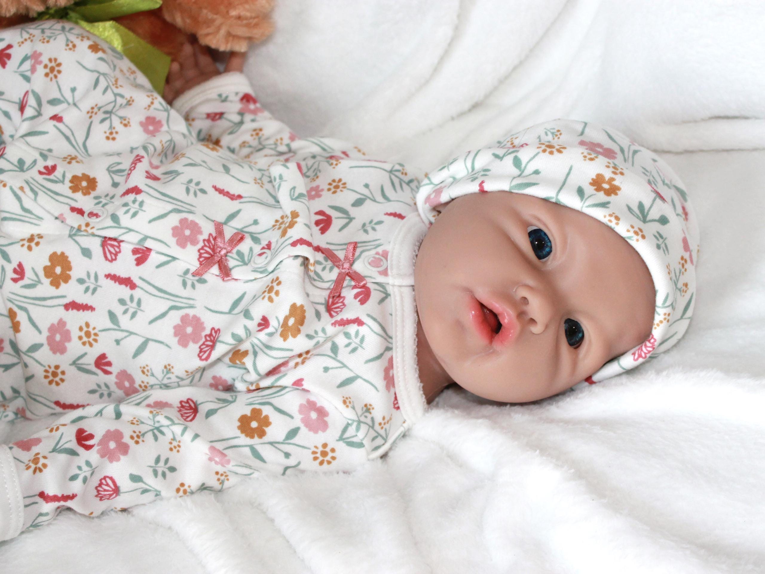 Realistic 17 Inch Platinum Silicone Reborn Baby Doll – Weighted, With ...
