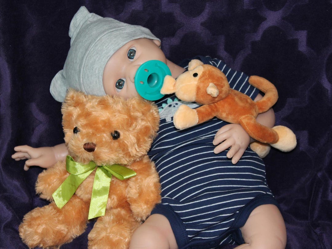 Hyper-realistic Platinum Silicone Reborn Doll: 20" Weighted Baby - Etsy