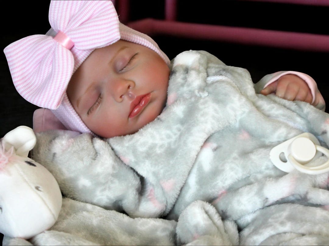 Weighted Newborn Babies Unicorn Fuzzy Fleece Lifelike Reborn Baby Doll ...