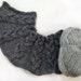 Hand Knitted Neck Warmer Dark Grey - Etsy