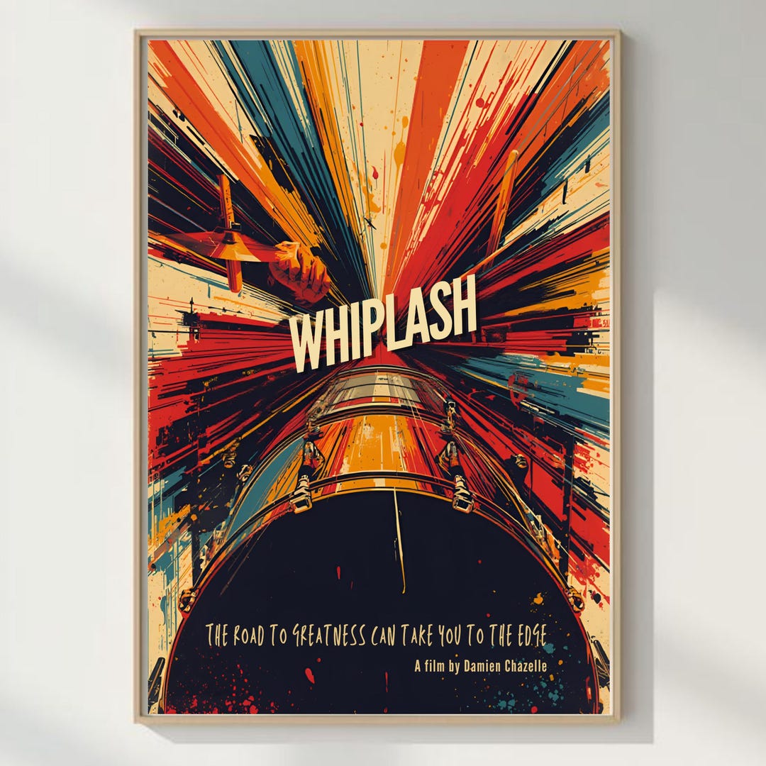 Whiplash Poster | Wall Art Print | Classic Movie Poster (digital ...