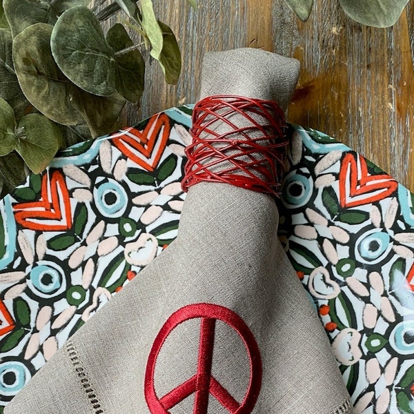 Wire Napkin Rings - Etsy