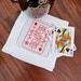 Playing Cards Cocktail Napkins, Set of 4, Playing Cloth Cocktail ...