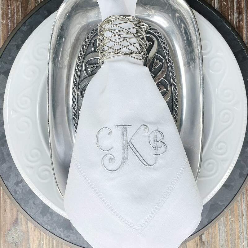 Embroidered Napkins - Etsy