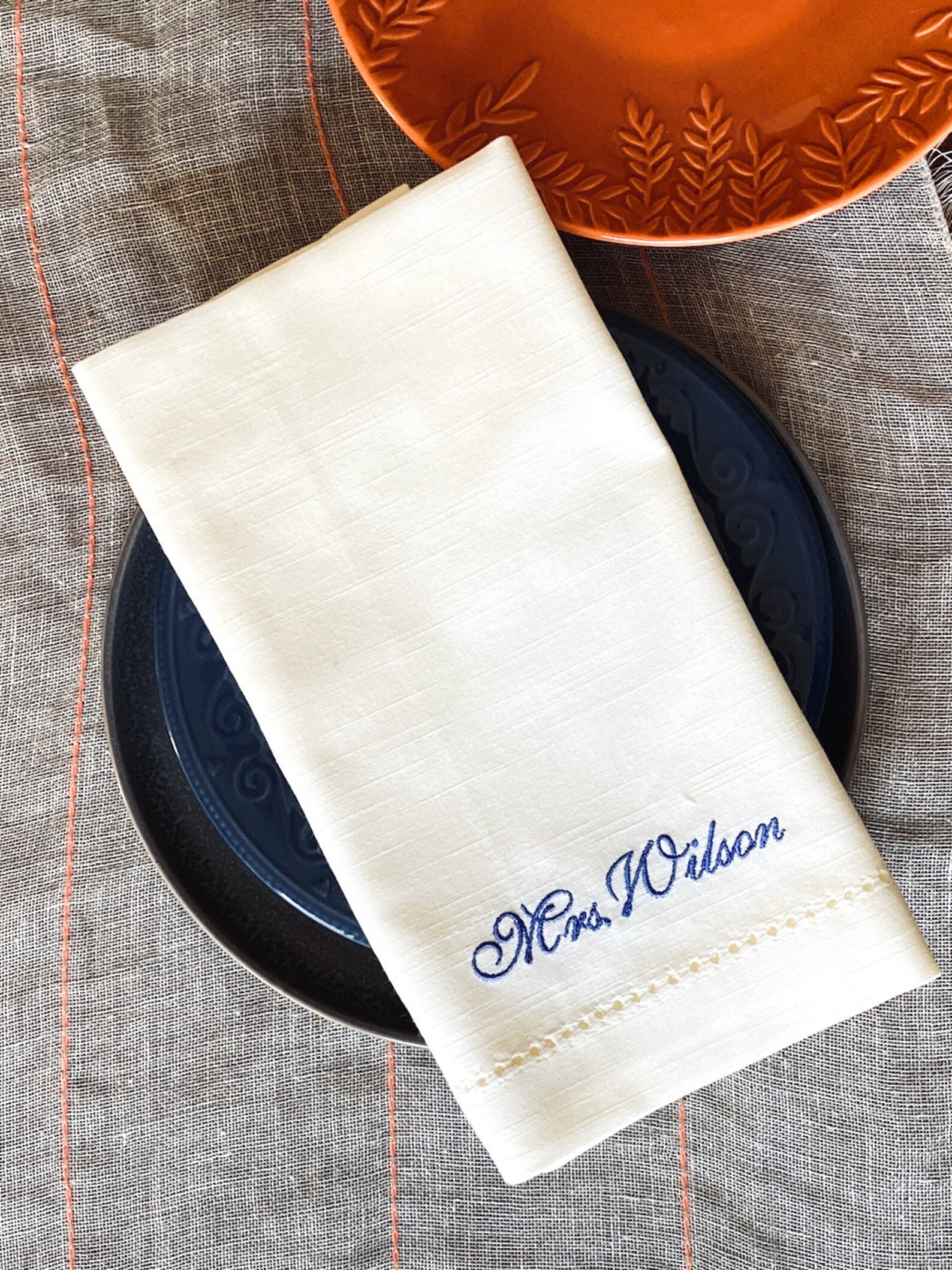 Personalized Bride and Groom Name Napkins Wedding Gift | Etsy