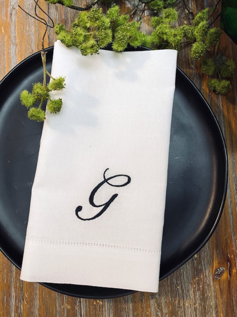 Set of 150 Bulk Monogrammed Cloth Wedding Napkins Linen - Etsy