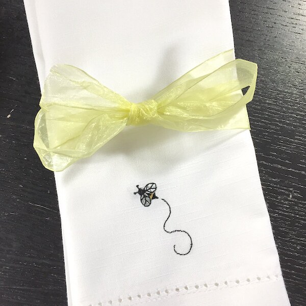 Bee Napkins - Etsy