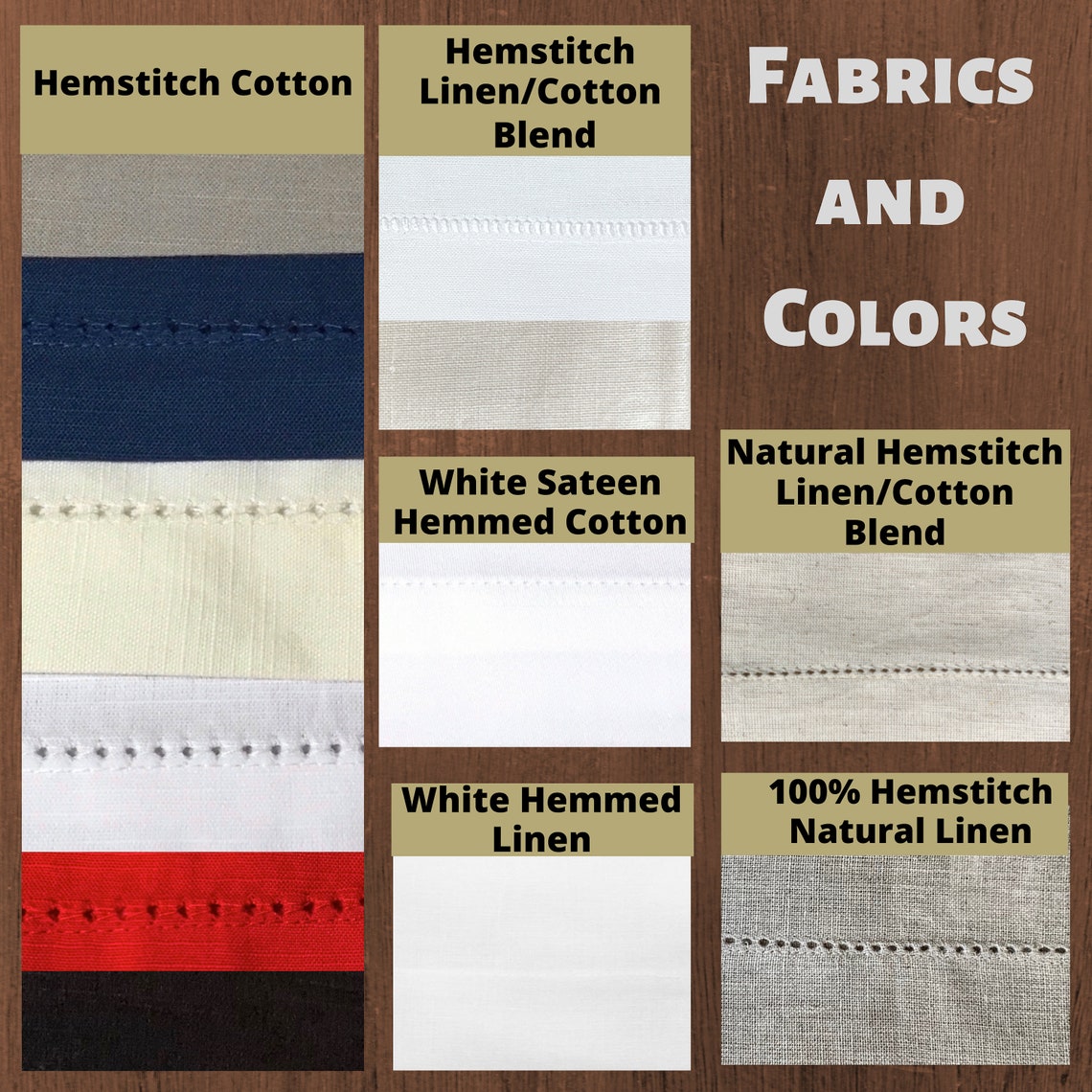Sample Napkin Fabric Swatches - Etsy